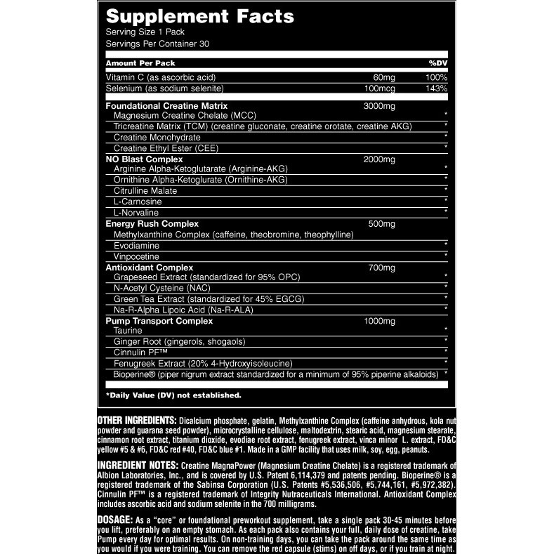 Universal Animal pump-30Serv.-30 Packs